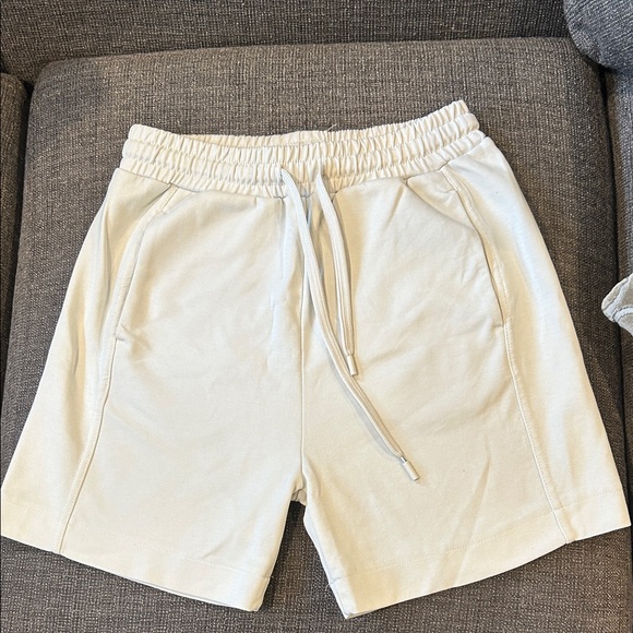 Zara | Shorts | Zara Mens Light Cream Athletic Shorts | Poshmark